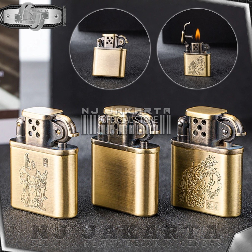 Jual Gratis pengiriman - Korek Api Dolphin Full Besi Open Flame Retro ...
