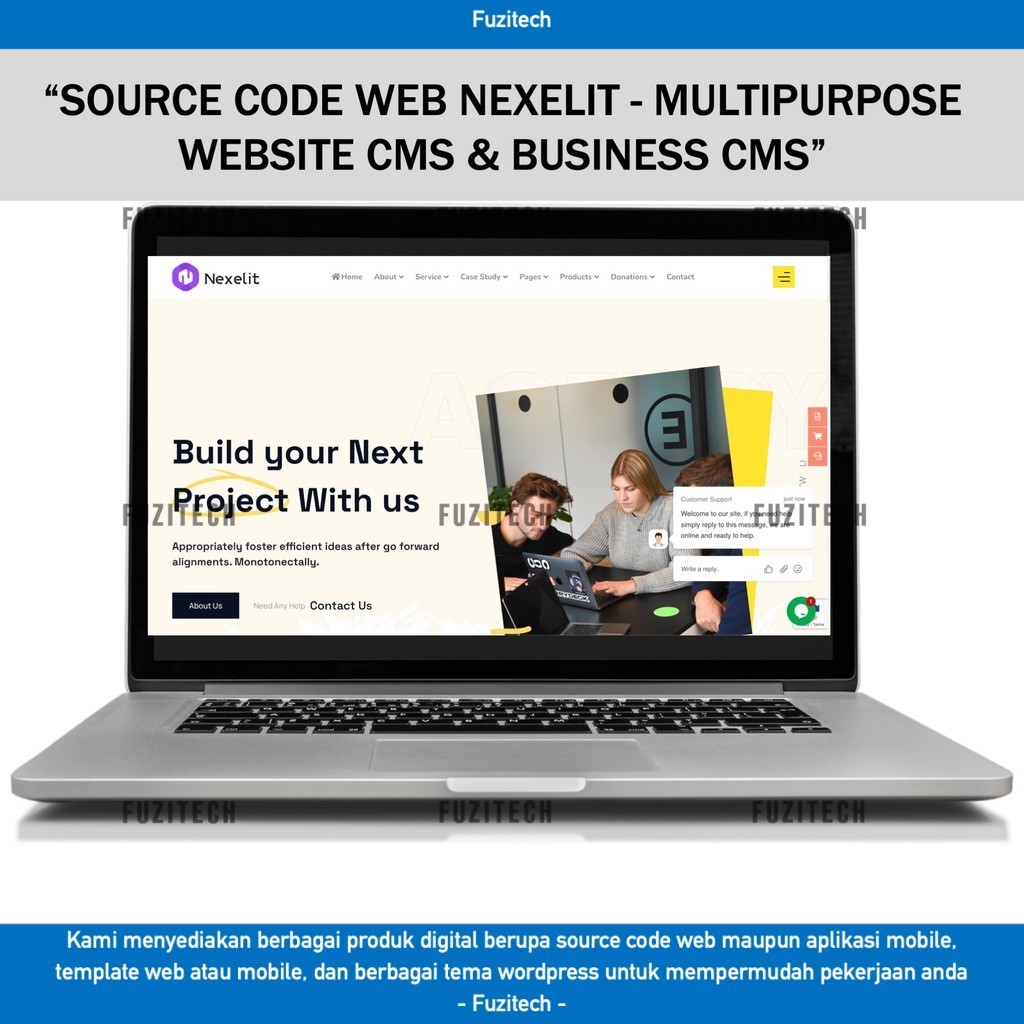 Jual SOURCE CODE APLIKASI WEB NEXELIT - MULTIPURPOSE WEBSITE CMS & BUSINESS CMS D1 FUZITECH ...