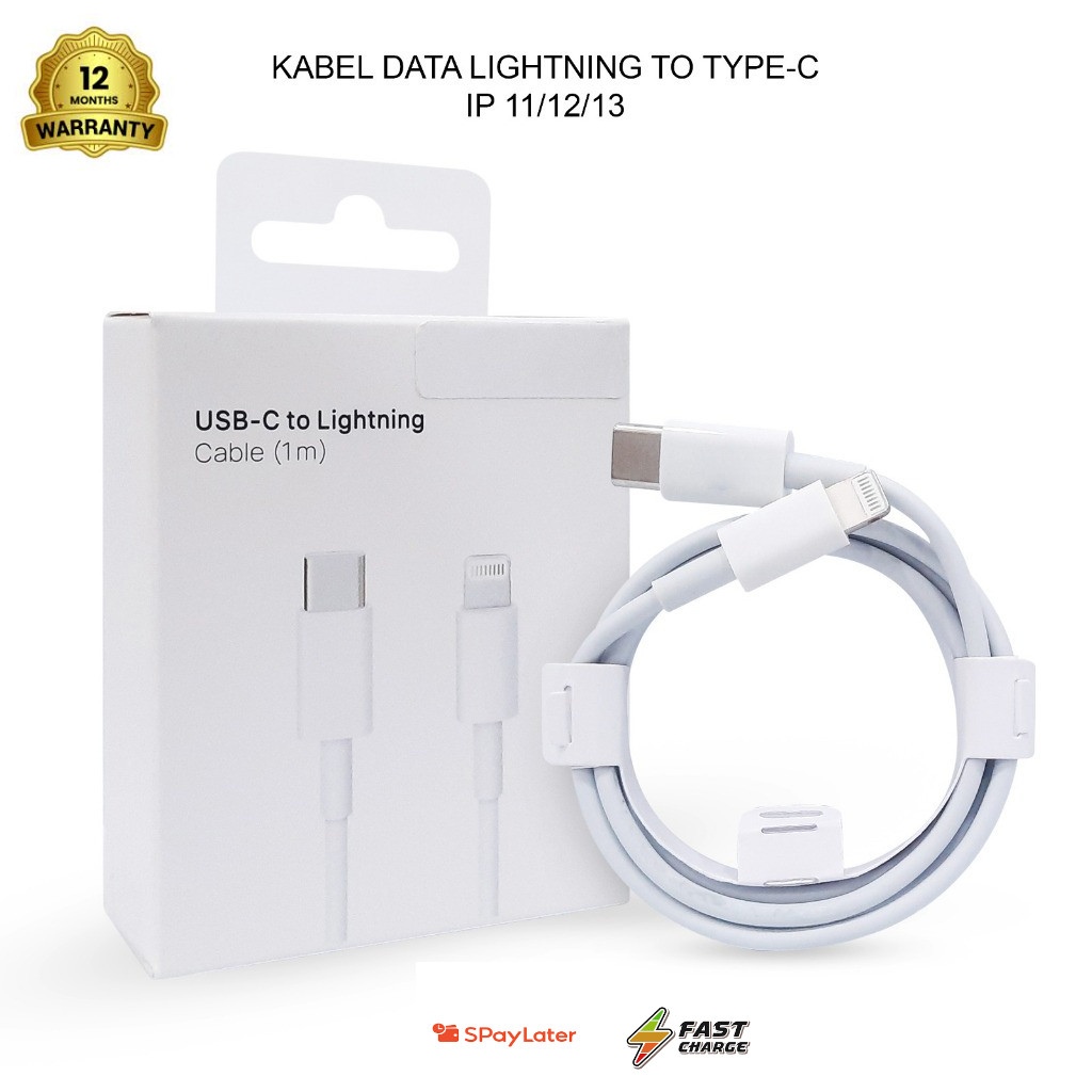 Jual KABEL DATA IP 11 12 13 KABEL CHARGER PD Type-C to Lightning ...