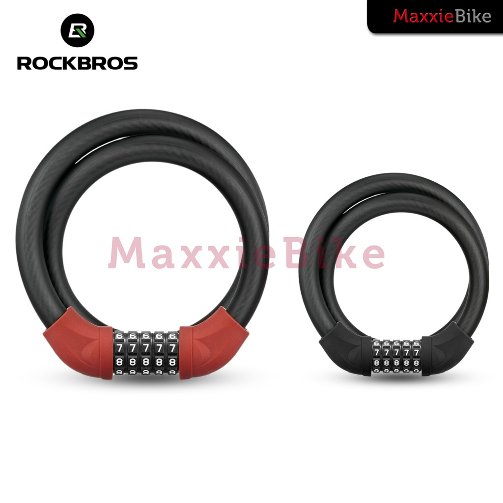Jual ROCKBROS RKS870 Kunci Gembok Sepeda Bike 87CM Bicycle Bike Lock ...
