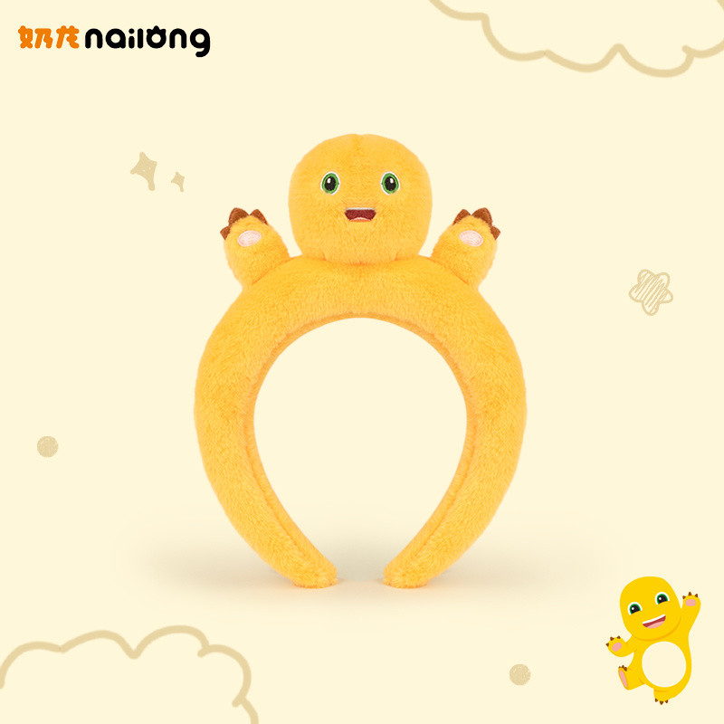 Jual Bando Bandana Wanita Nailong Dino Kuning Headband Hair Tie Cute ...