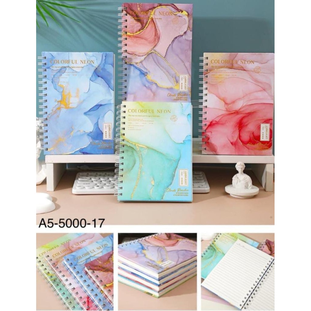 Jual BUKU SPIRAL A5-5000-17 / DIARY SPIRAL A5 / NOTEBOOK ESTETIK / BUKU ...