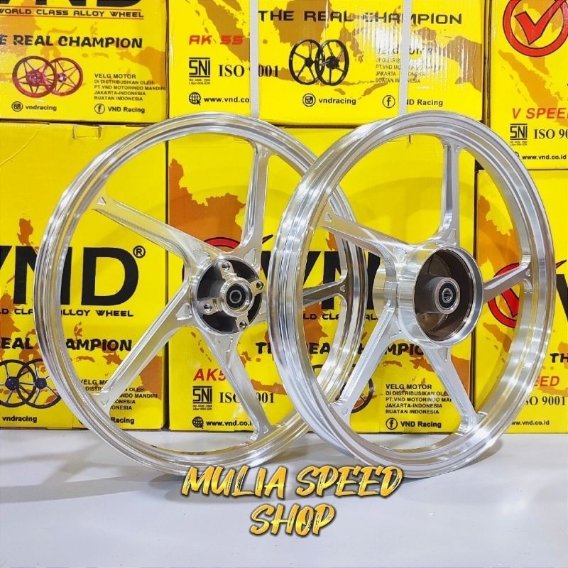 Jual VND Velg AK 55 F : 1.40x17 & R : 1.60x17 Kharisma/ Supra X 125 Old ...