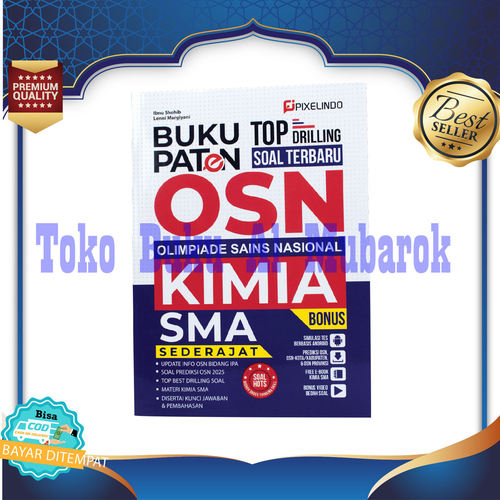Jual Buku Paten Top Drilling Osn kimia 2025 Lengkap Terbaru Soal Pengetahuan Persiapan Ujian Sma ...
