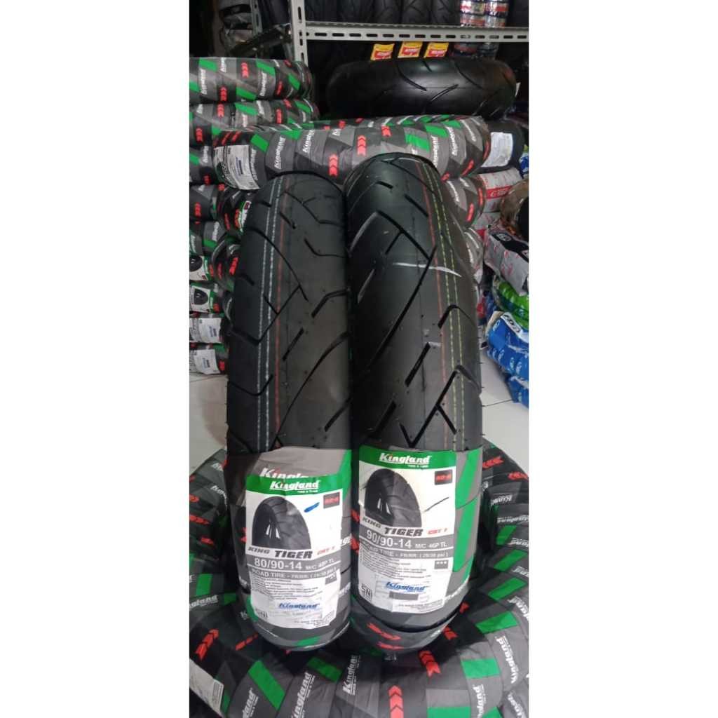 Jual BAN MOTOR RING 14 70/90 80/90 90/90 KINGLAND TIGER CRT TUBELESS ...