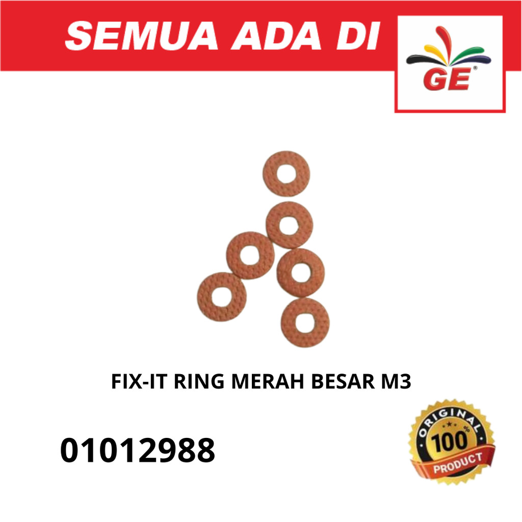 Jual FIXIT Ring pcb Merah Ring Red M3 - 01012988 | Shopee Indonesia
