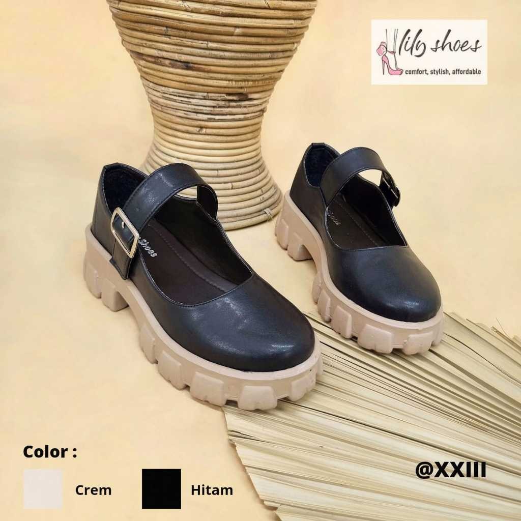 Jual LILY SHOES - Thalia Sepatu Pantopel Kerja Wanita Docmar Korean ...