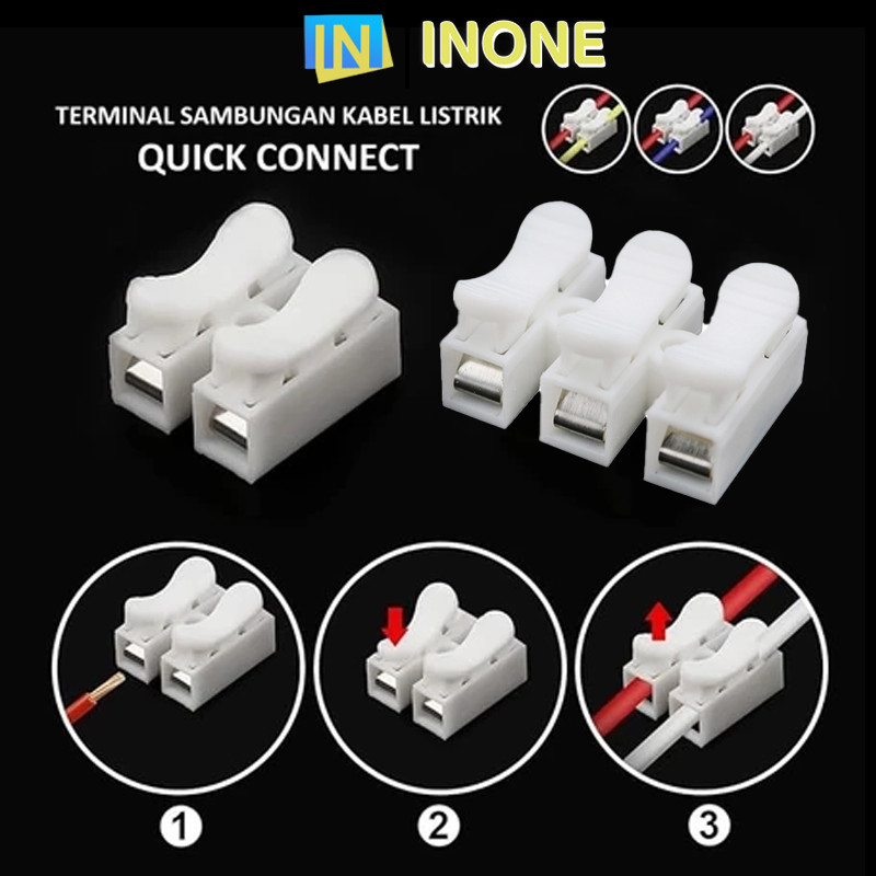 Jual INONE - 50PCS Kabel Terminal Quick Connector Cable Sambung Quick ...