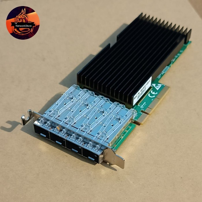 Jual Card SFP Intel x520 Da4 Quad 4Port 10G Support Mikrotik x86 ...