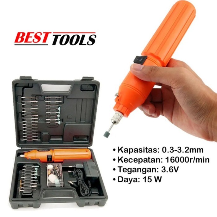 Jual Mesin Mini Grinder Grafir Bor Gerinda Ukir Gerinda Mini Cordless ...