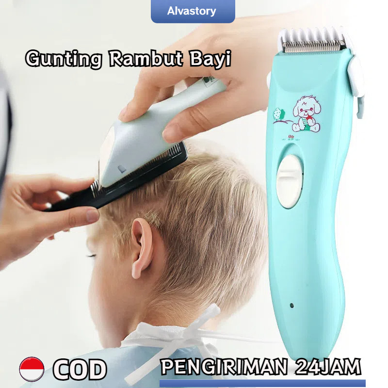 Jual Alat cukur rambut bayi/Gunting rambut listrik/Baby Hair Clipper ...