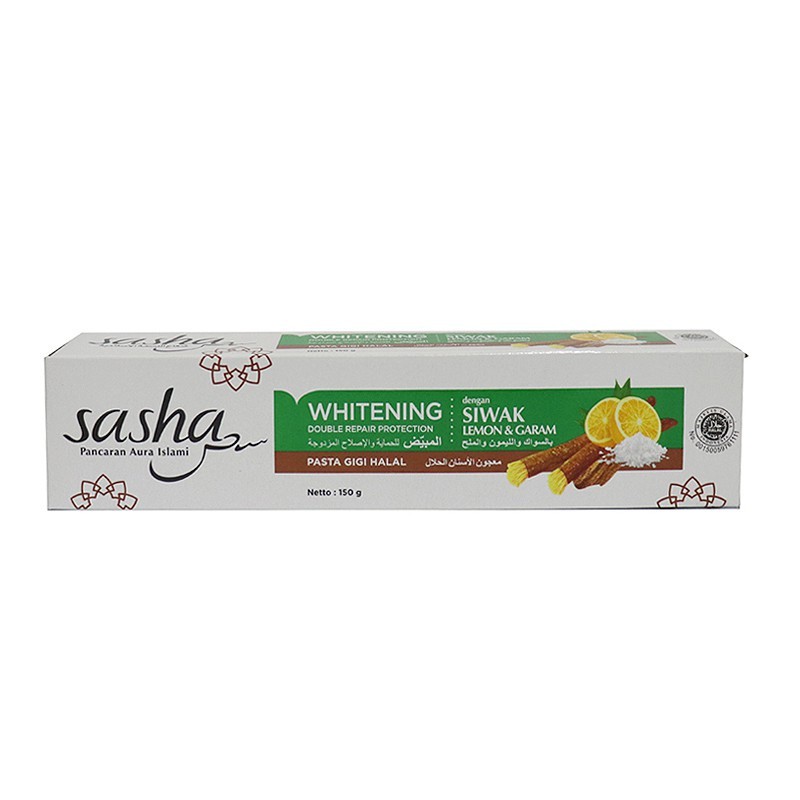 Jual SASHA TOOTHPASTE WHITENING 150GR | Shopee Indonesia
