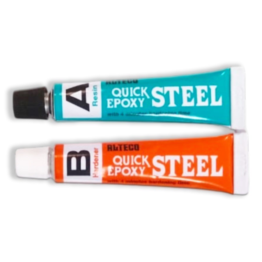 Jual Alteco 2-Ton Quick Epoxy Steel LEM BESI CAMPUR 2 KOMPONEN 2 TON 4 MENIT | Shopee Indonesia
