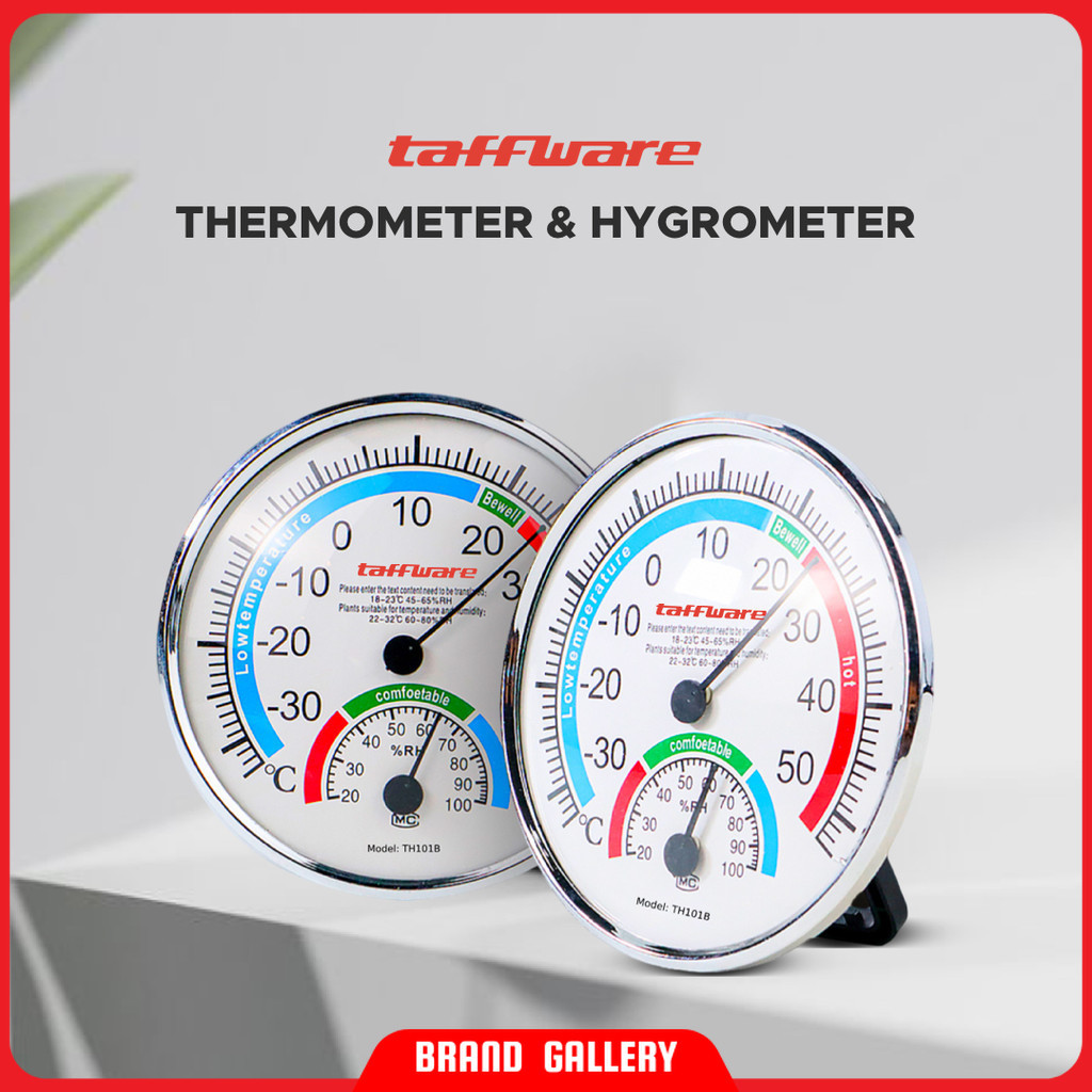 Jual Taffware Analog Thermometer Hygrometer Temperature Humidity ...