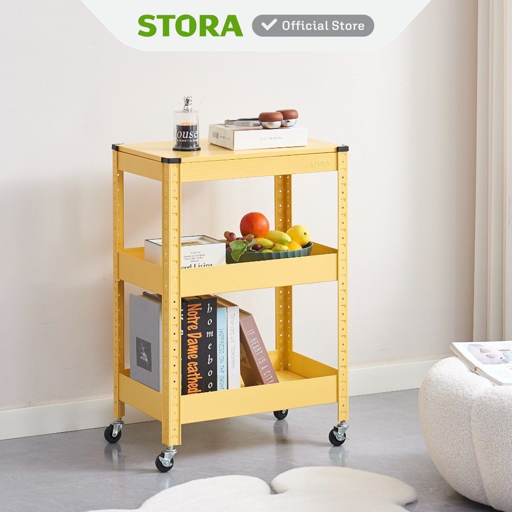 Jual Stora Kenta Rak Troli Tempat Penyimpanan Multifungsi Dengan Roda ...