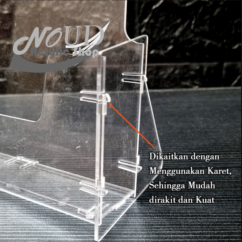 Jual Harga Miring Tempat Brosur Akrilik A5 / Display Brosur Acrylic ...
