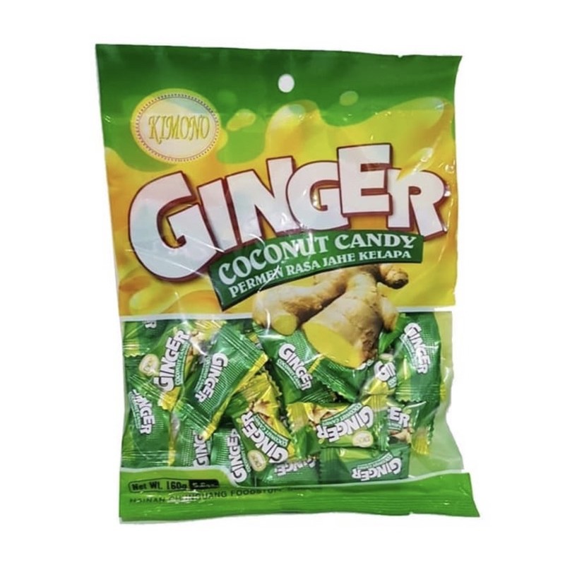 Jual KIMONO GINGER COCONUT CANDY /PERMEN JAHE RAS KELAPA | Shopee Indonesia