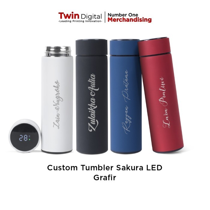 Jual CUSTOM TUMBLER BOTOL TERMOS SAKURA LED - TUMBLER LED GRAFIR ...