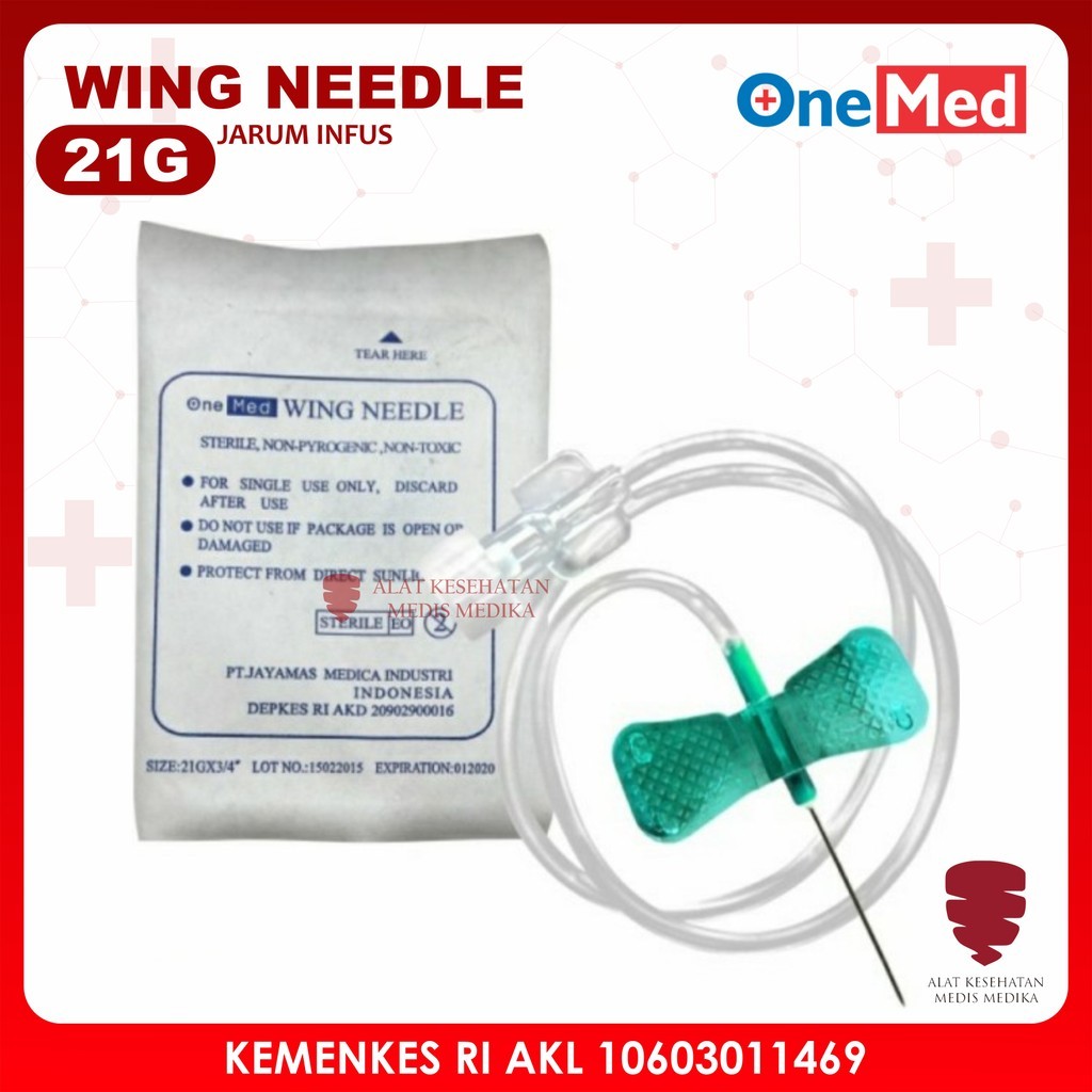 Jual Nidel Wing Onemed Disposable Infusion Set Kupu-Kupu Sterile | Shopee Indonesia