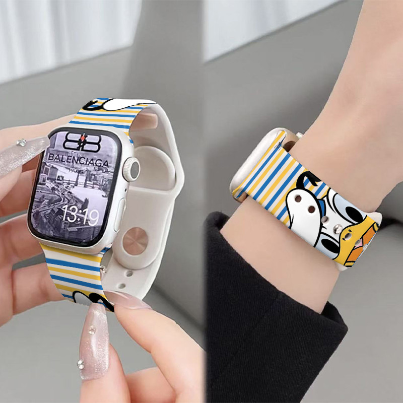 Jual Tali Strap Gelang Soft Silikon Donal Bebek Untuk Xiaomi smart band 8 smart band 9 smart ...