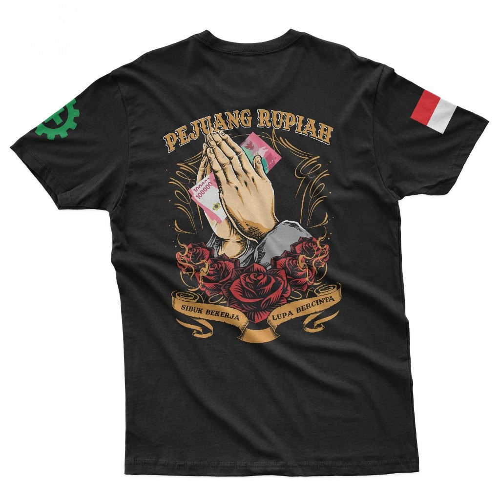 Jual Kaos Pejuang Rupiah Sibuk Bekerja Lupa Bercinta 2024 Retro Cotton ...