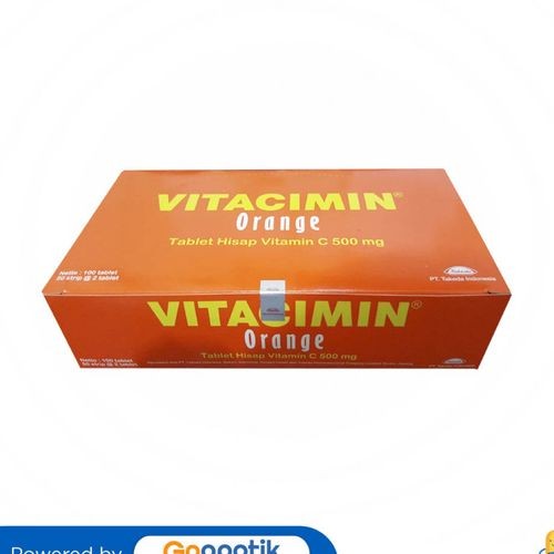 Jual Vitacimin Orange Box 100 Tablet | Shopee Indonesia