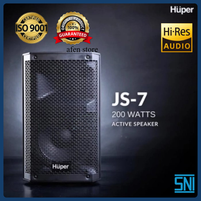 Jual Speaker Aktif Huper JS 7 / JS7 8" Active Speakers 200 Watt USB 8 ...