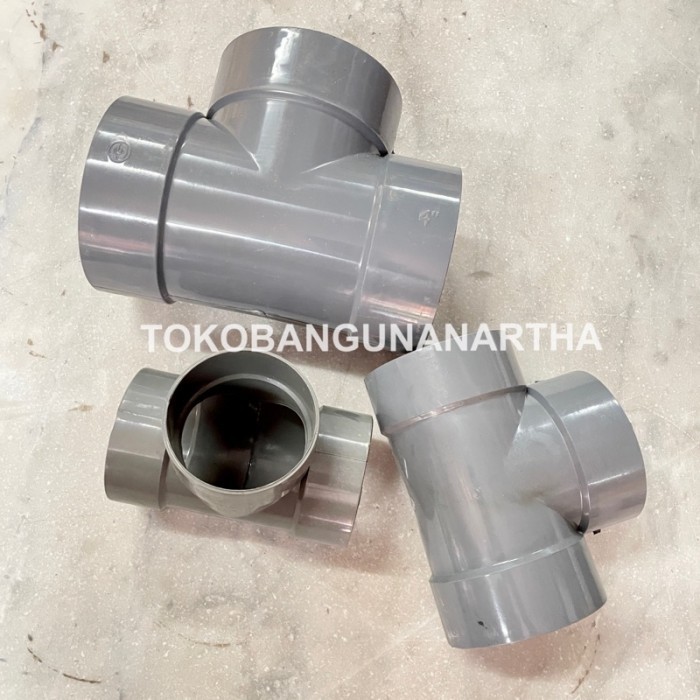 Jual Tee 4 Fitting Pipa PVC DV / Sambungan Paralon Air | Shopee Indonesia