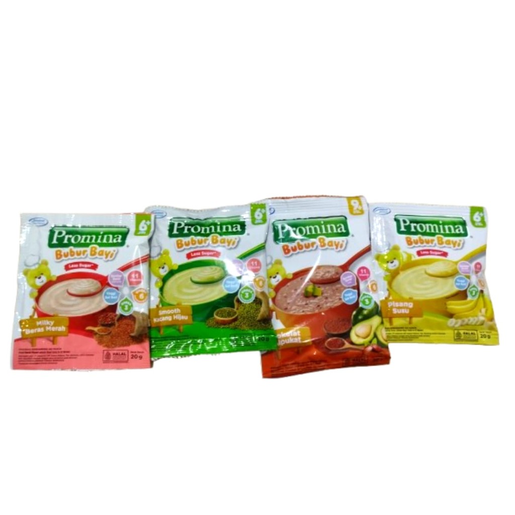 Jual Promina bubur bayi MPASI 6 bulan+dan 8 bulan+ persachet 20gram ...