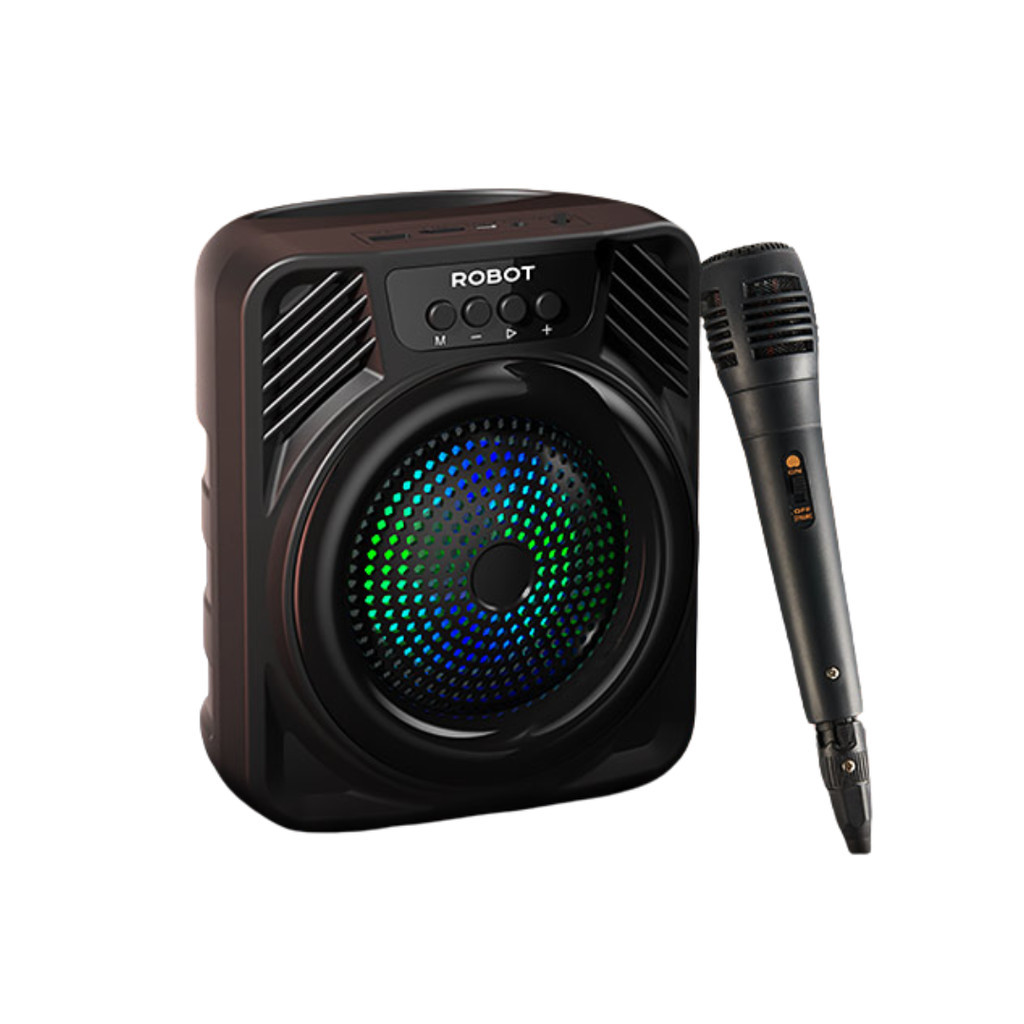 Jual [ SPK MIC RB-250 ]- ROBOT RB250 Speaker Portable Karaoke Bluetooth ...