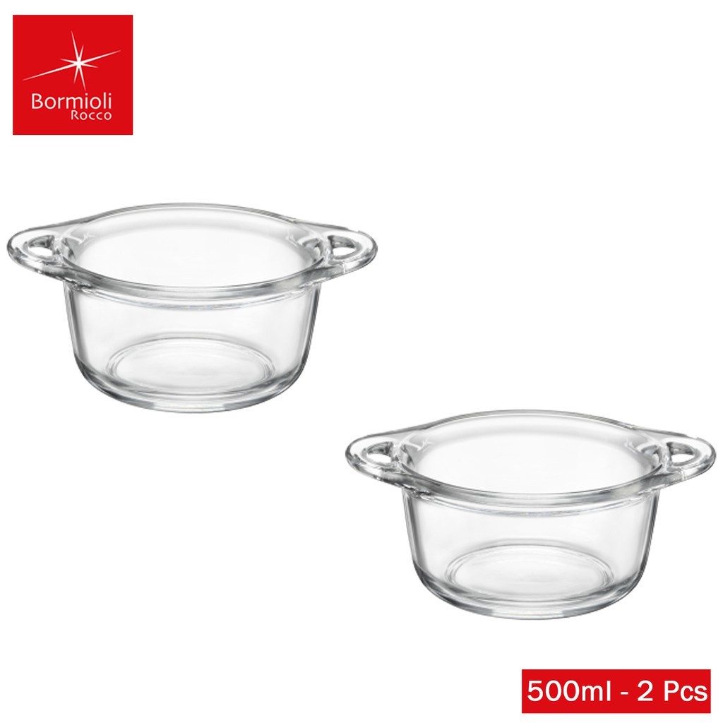 Jual Bormioli Rocco Mangkuk Buffet/Casserole Pentolino 500ml - 2pcs ...