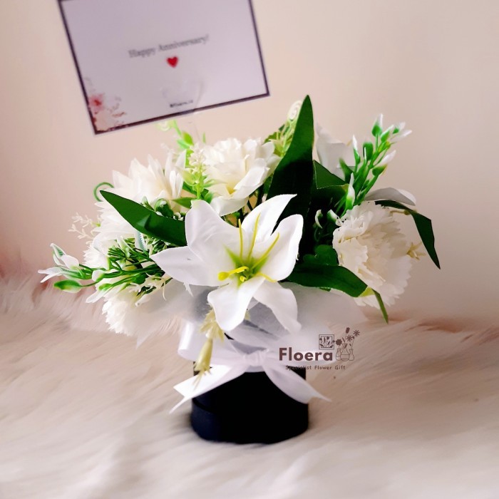 Jual Mini Bloom Box Blooming flower karangan bunga buket wisuda ulang ...