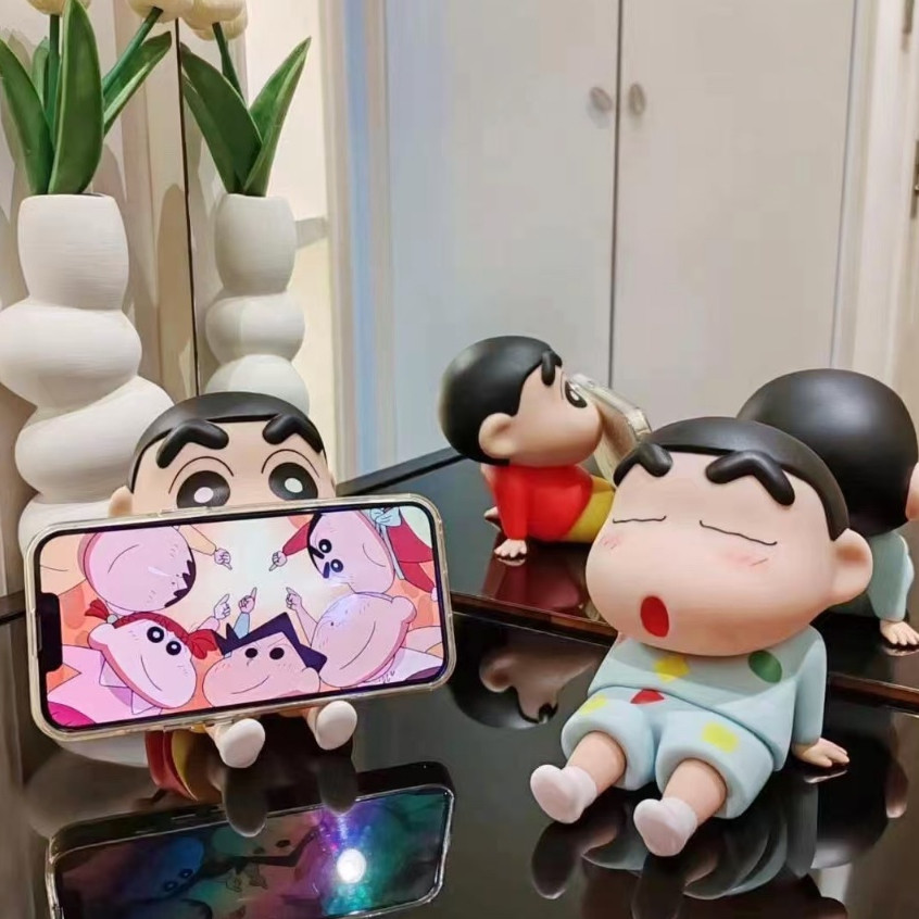 Jual Phone Stand Holder Crayon Shinchan Figure Toys Crayon Shinchan Pajangan Meja Lucu/Figure ...