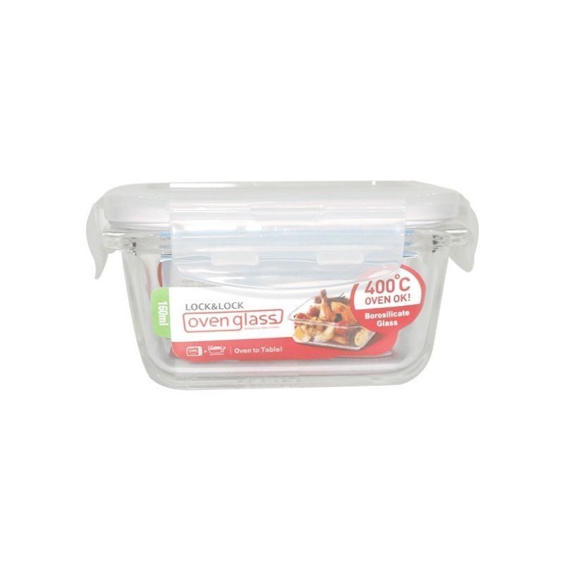 Jual LOCKNLOCK Oven Glass 160ml / Borosilicate glass wadah kaca pyrex ...