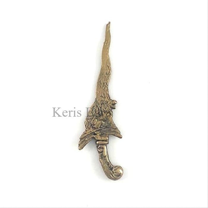 Jual Keris Miniatur Singo Barong Kuning Emas KB52352 | Shopee Indonesia