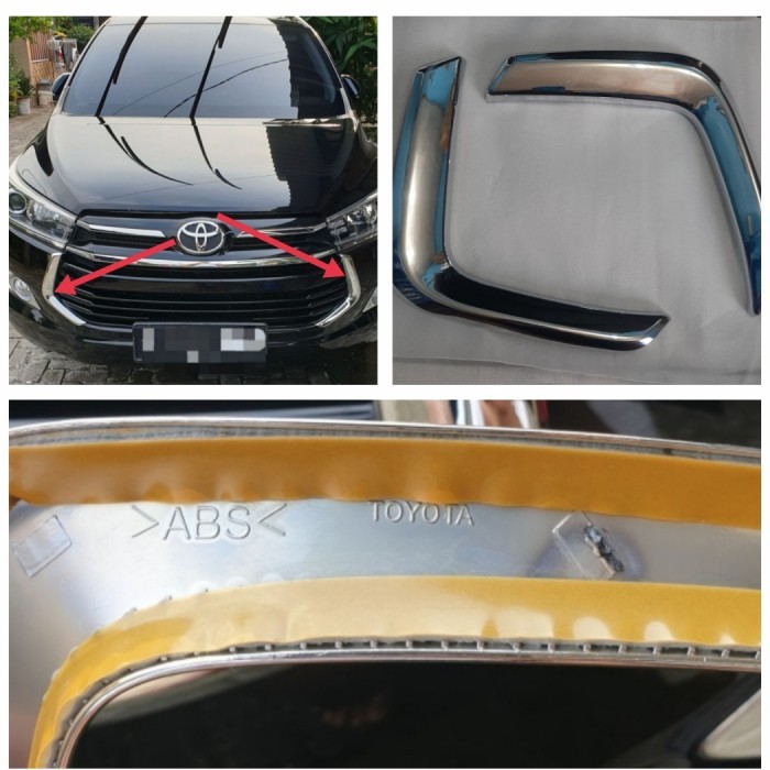 Jual list Lis girll chrome Innova reborn venturer original baru - kanan ...
