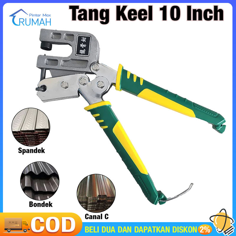 Jual 10 Inch Tang Penyambung Baja Ringan Partisi Besi Hollow Tang Jepit ...