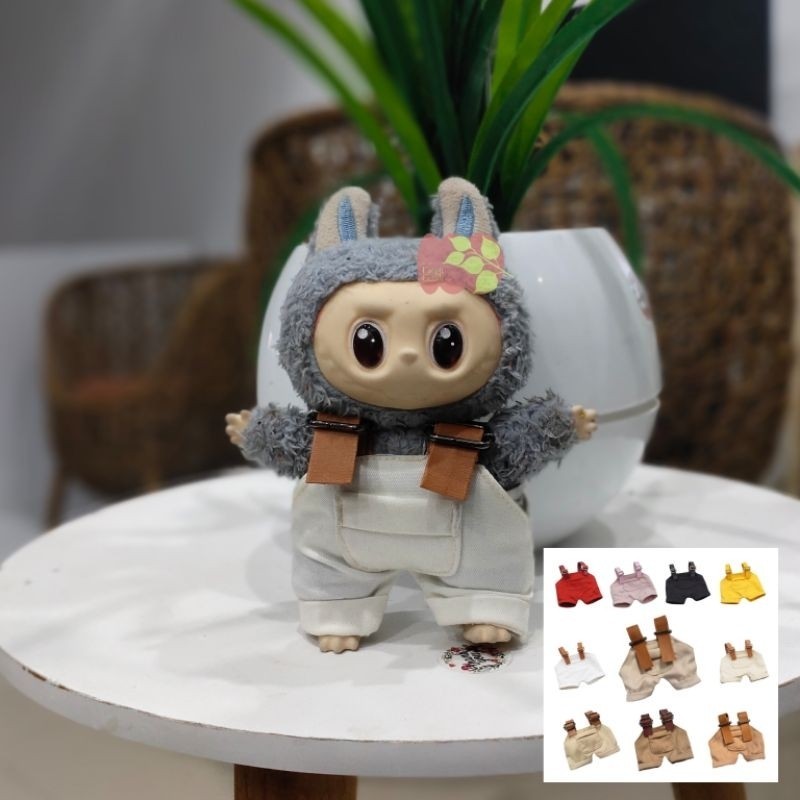 Jual boneka pakaian labubu labubu labubu Celana Overall Labubu Mini ...