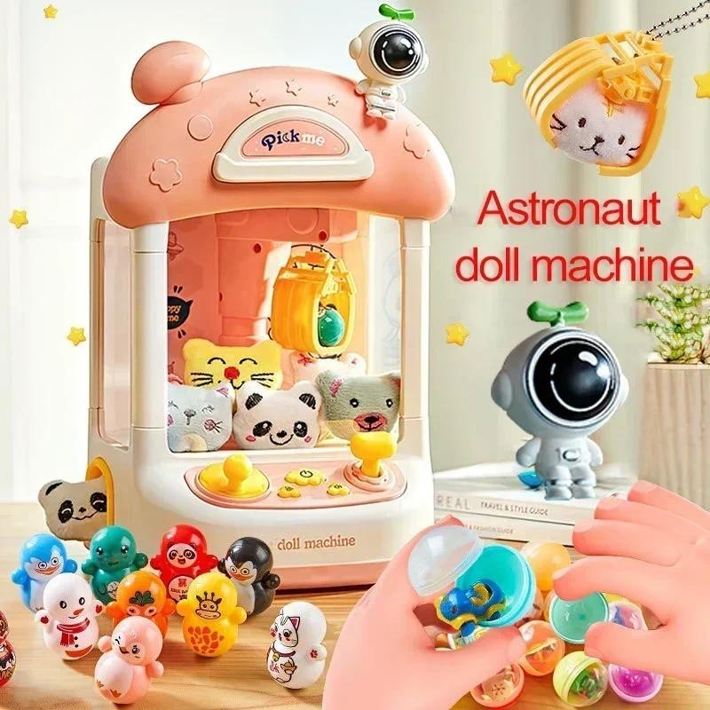 Jual Mini Automatic Doll Machine Toy for Kids Mini Cartoon Astronaut ...