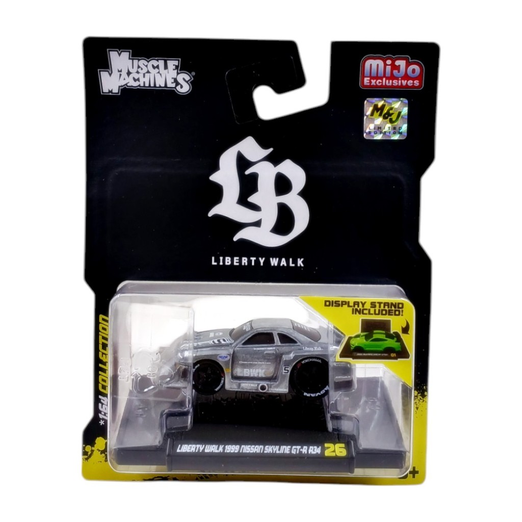 Jual Muscle Machines 1/64 CHASE Liberty Walk 1999 Nissan Skyline GT-R ...