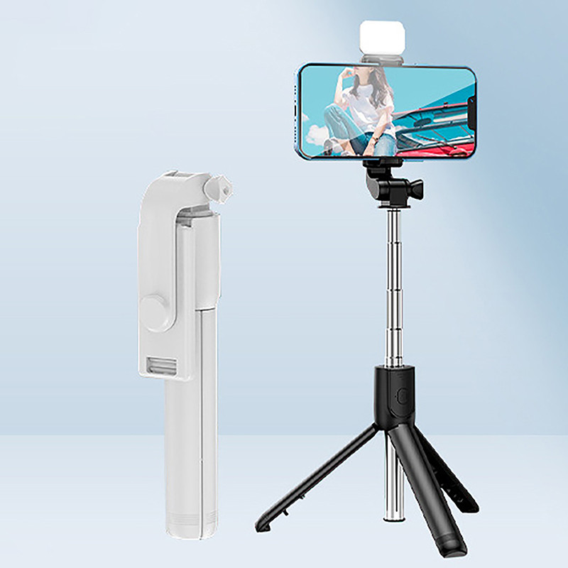 Jual Wireless Selfie Stick Foldable Phone Stand Portable Retractable ...
