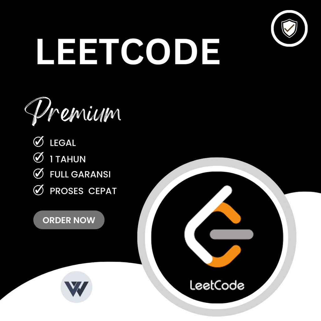Jual Leetcode Premium 1 Tahun Full Garansi (Proses Tercepat Buka 24 Jam) | Shopee Indonesia