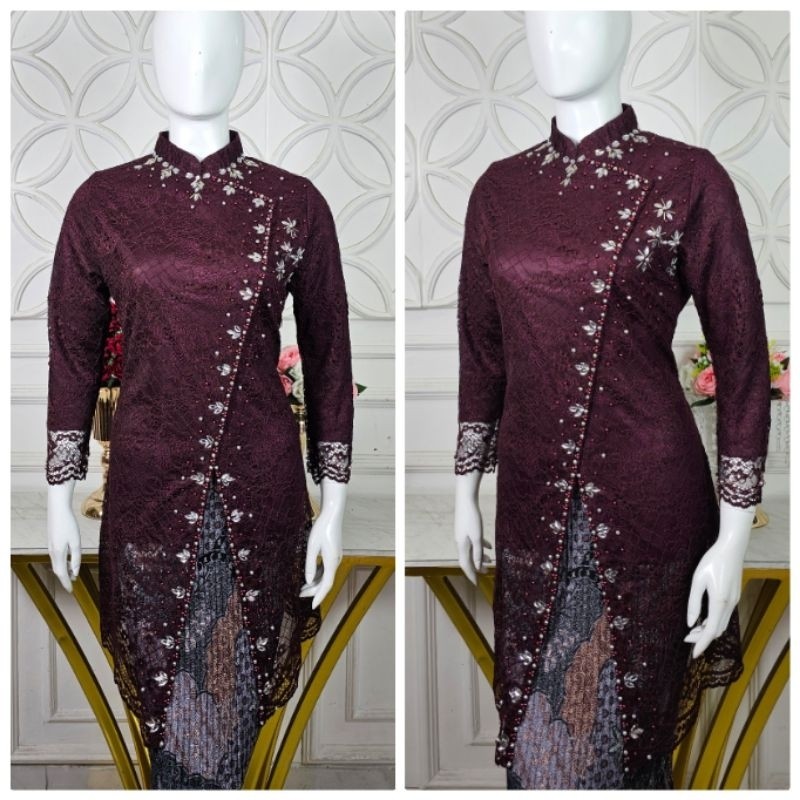 Jual CKS/KEBAYA JANGGAN KANCING SAMPING PAYET MODERN/KEBAYA ATASAN ...
