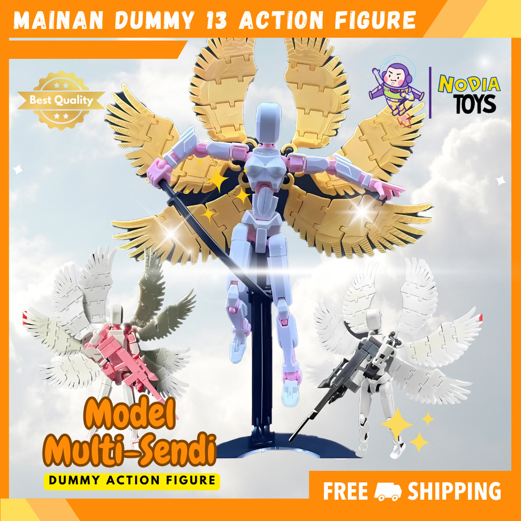 Jual Nodia Toys Mainan Dummy 13 Action Figure | Mainan Transformasi ...