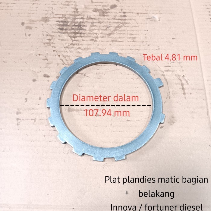 Jual Plat Plate Kampas Kopling Matic Toyota Innova Inova Diesel ...