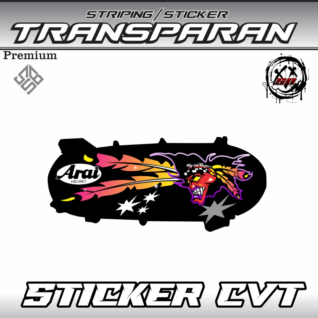 Jual VARIASI Sticker Cover Block Cvt Arai Motip Variasi Sticker Bahan ...