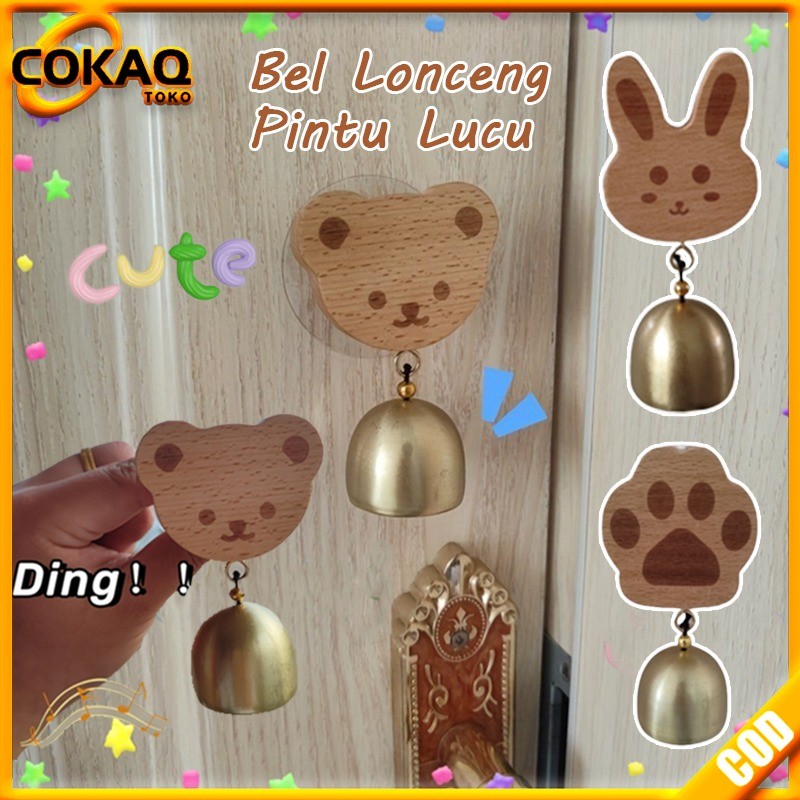 Jual COKAQ Bear/Kelinci/Telapak Kucing Bel Lonceng Pintu Lucu Doorbell ...