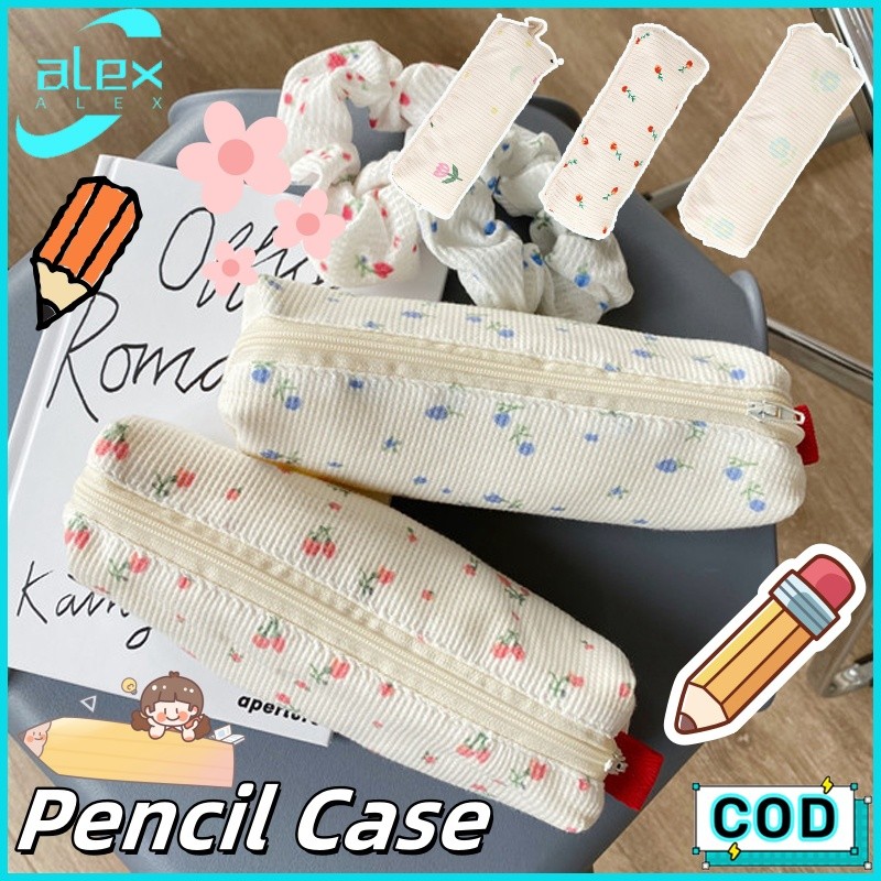 Jual Kotak Pensil Bunga Vintage / Alice Kotak Alat Tulis Siswa Lucu ...