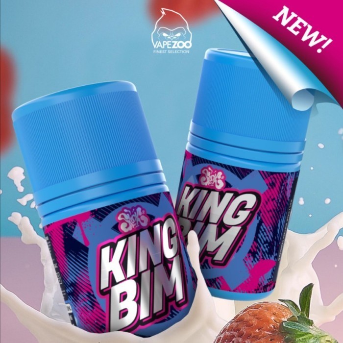 Jual Slank Kingbim Strawberry Milk 60mL by Vapezoo x Slank x Tigac ...