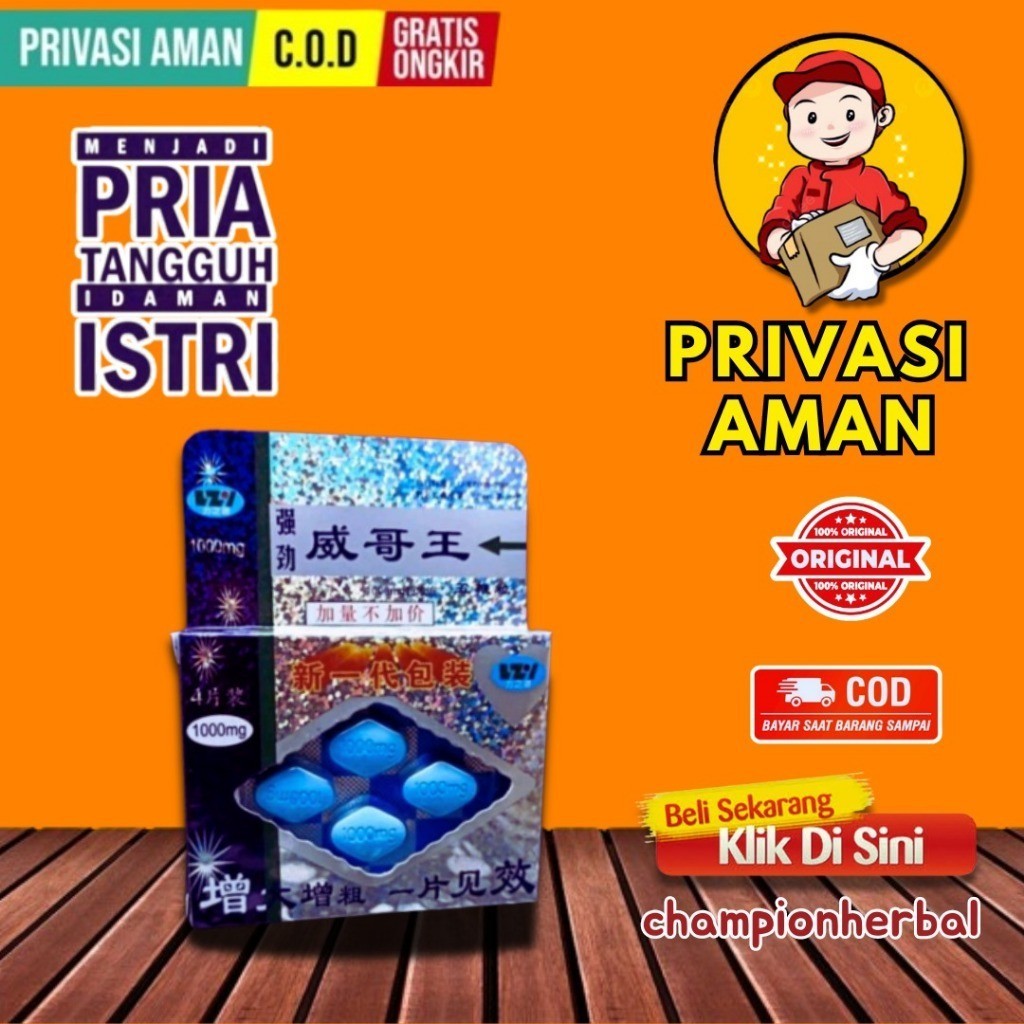 Jual BEST PROMO !!! BISA Wubianli / Pil BIRU CHINA 1000mg vg china ...